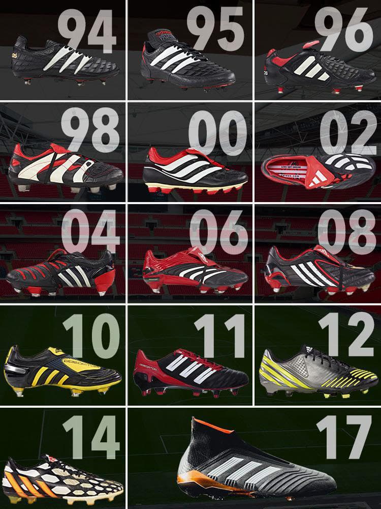 adidas predator timeline